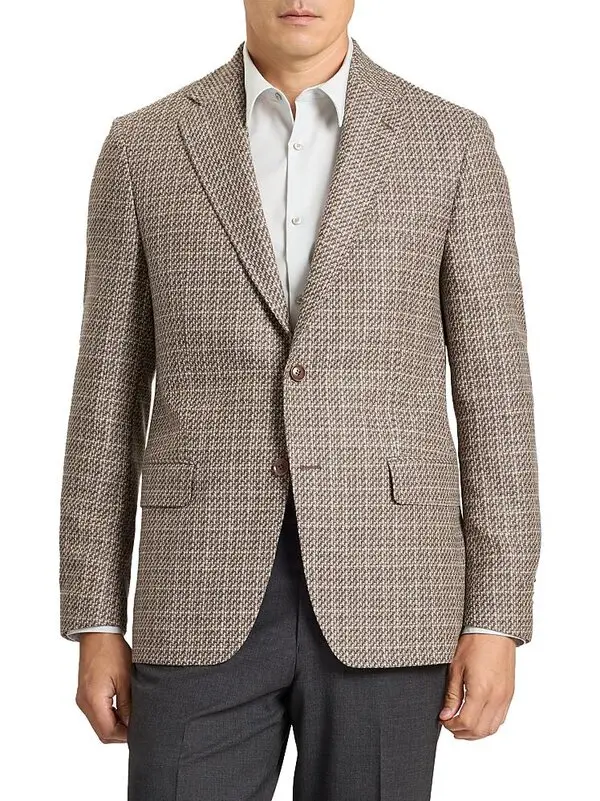 Ted Baker London Wellington Weave Modern Fit Suit Jacket - Tan