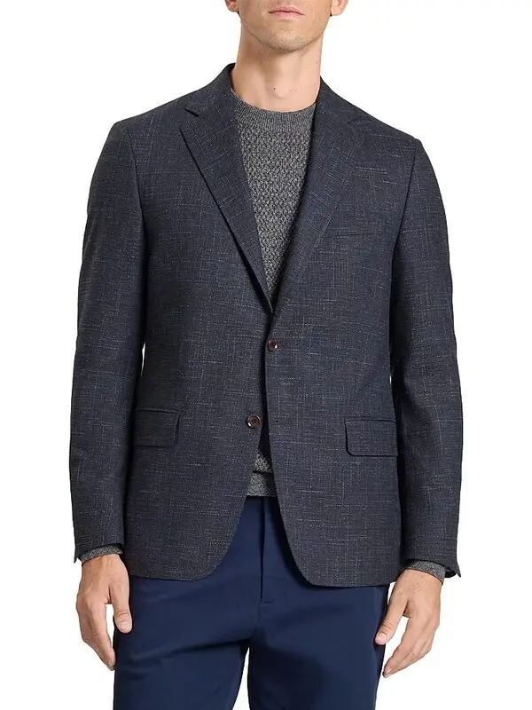 Ted Baker London Wellington Weave Modern Fit Suit Jacket - Navy/brown