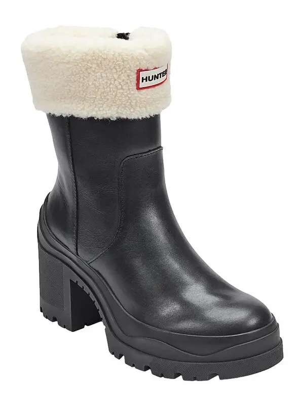 Hunter Marisol Waterproof Boots - Black/natural