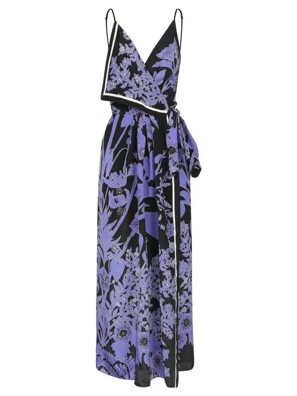 Johanna Ortiz Nouvel Arome Silk Maxi Dress - Print