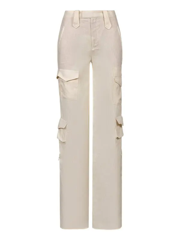 Johanna Ortiz Linen Adaptive Grace Pants - Off-white