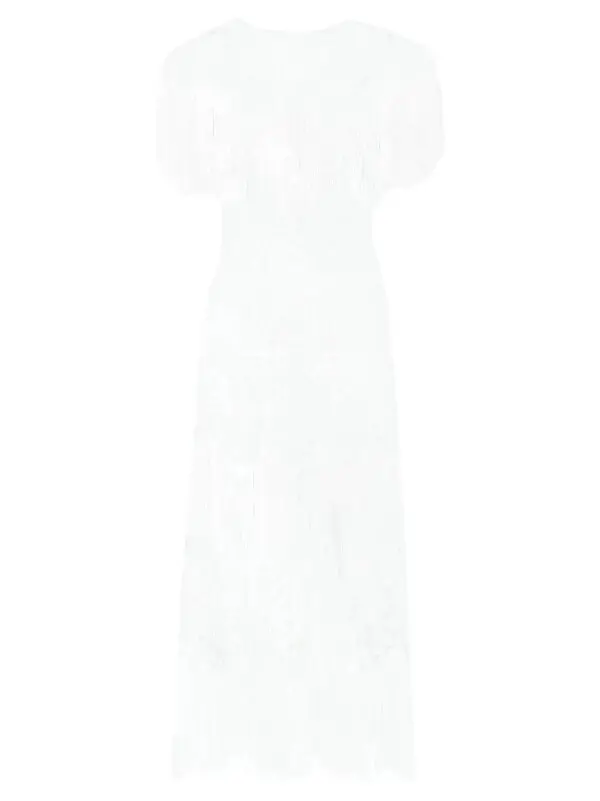 TEMPERLEY LONDON Cordelle Lace Midi Dress - White