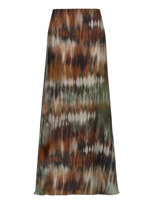 Johanna Ortiz Silk Maxi Skirt - Print