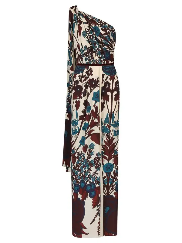 Johanna Ortiz Royal Garden Crepe Maxi Dress - Print