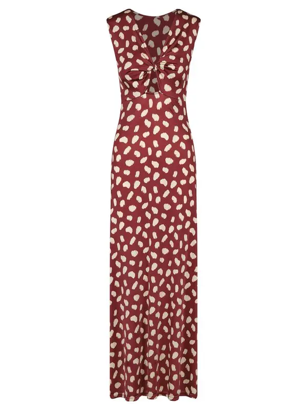 Johanna Ortiz Horizonte Místico Jersey Maxi Dress - Print
