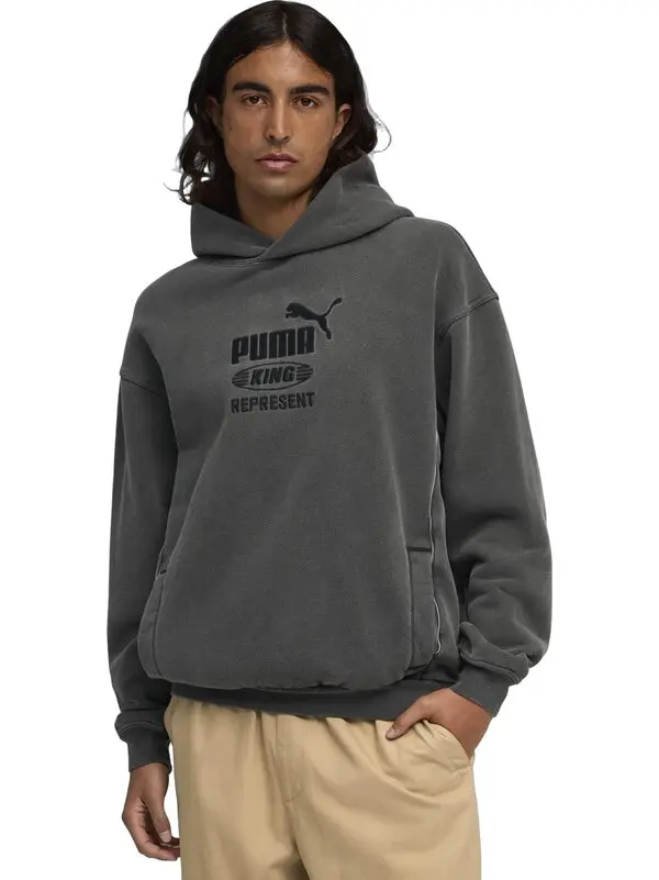 PUMA X Represent Oversized Hoodie - Gray