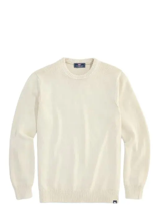 Vineyard Vines Cotton Crewneck Sweater - Stone