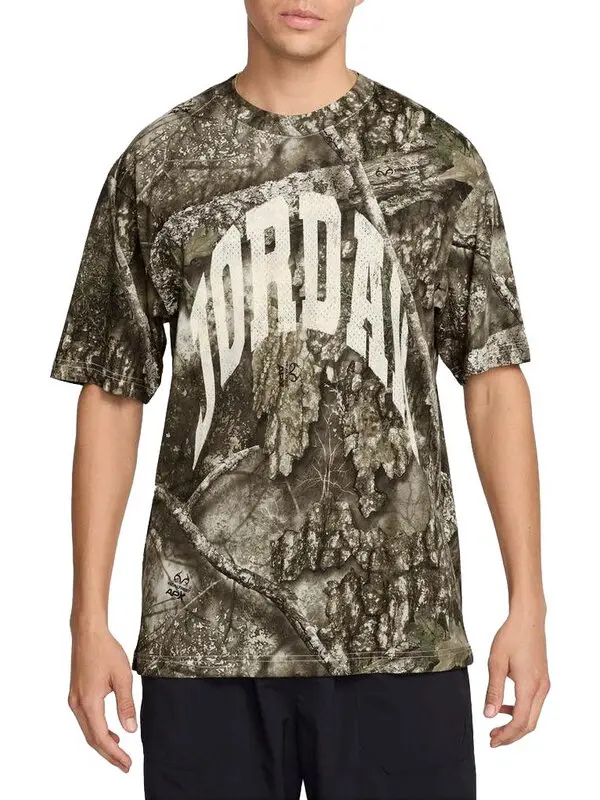 JORDAN Realtree Cotton Graphic T-shirt - Sail
