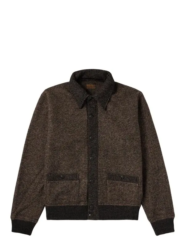 Ralph Lauren Angus Herringbone Cardigan - Brown
