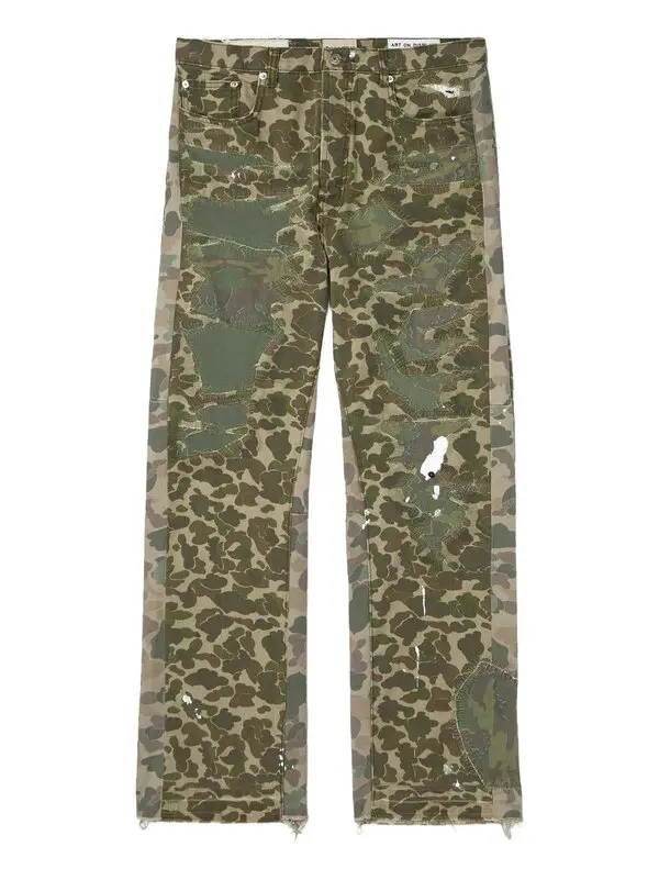 GALLERY DEPT. Venura Patchwork Camouflage Trousers - Green