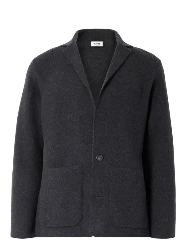 Altea Virgin Wool Cardigan - Gray