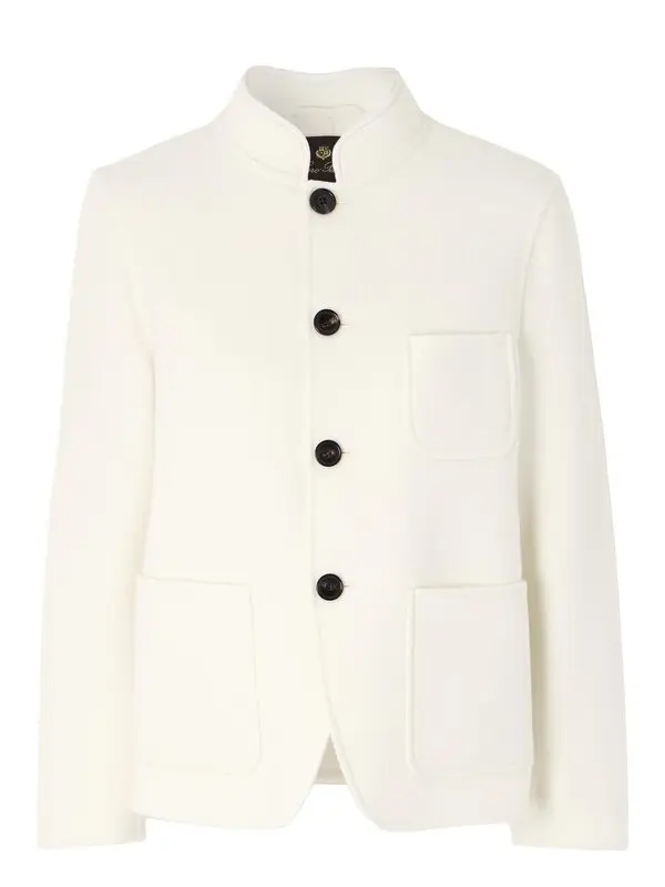 Loro Piana Spagna Cashmere-twill Jacket - White