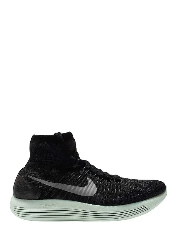 Nike Lunarepic Flyknit Lb Sneakers - Black Metallic/pewter/anthracite