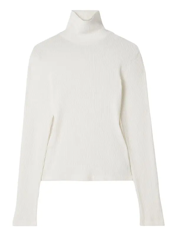Citizens Of Humanity Caradene Ribbed Turtleneck Sweater - Cream