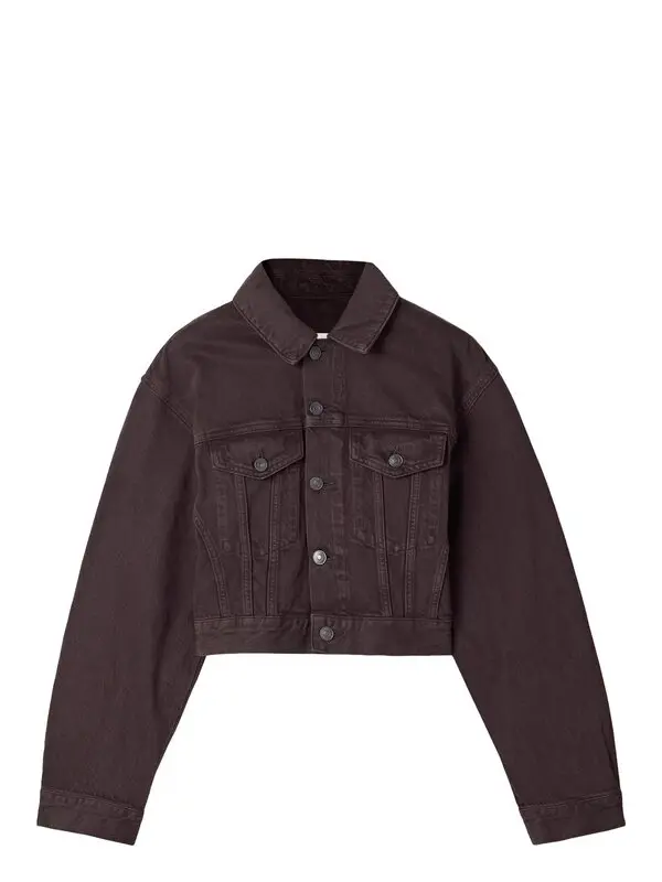 AGOLDE Radley Denim Trucker Jacket - Brown