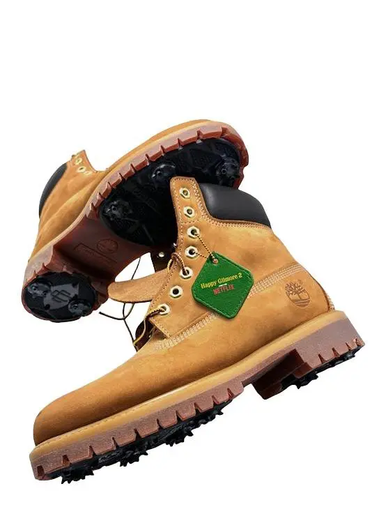 Timberland 6" Premium Boot Subway X Happy Gilmore Golf Spikes - Wheat