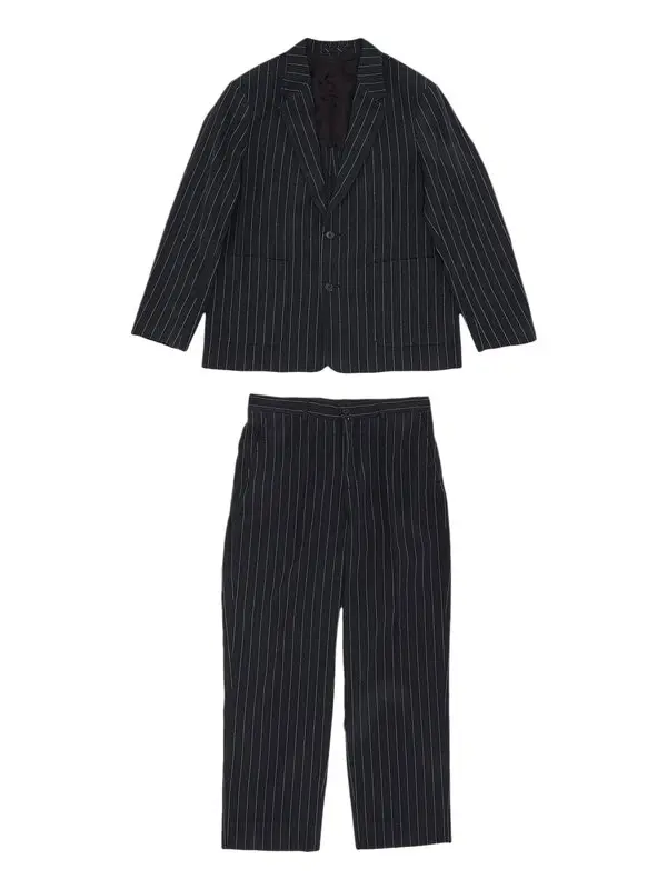 Supreme Lightweight Pinstripe Suit - Black