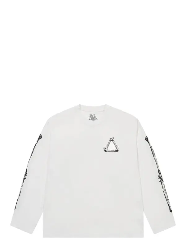 PALACE Tri-bone Long-sleeve - White