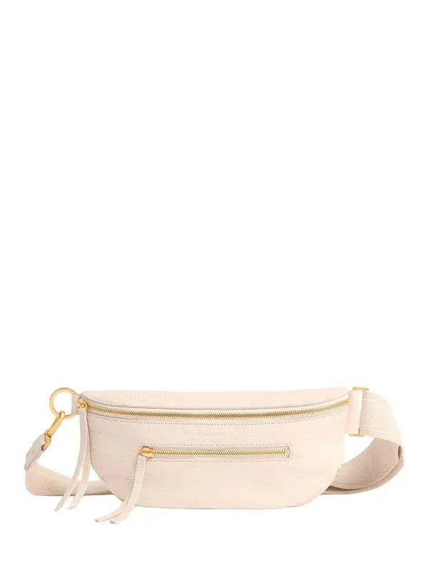 HAMMITT Charles Leather Crossbody Bag - Calla Lily White/brushed Gold