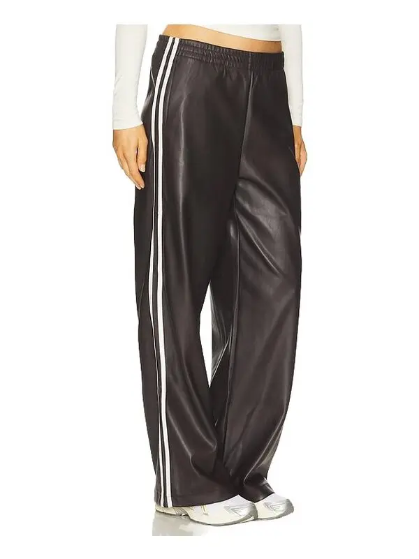 The Upside Vegan Leather Twilight Pant - Ebony