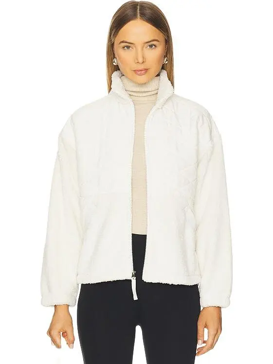 The North Face Cabin Fleece Full Zip - White Dune
