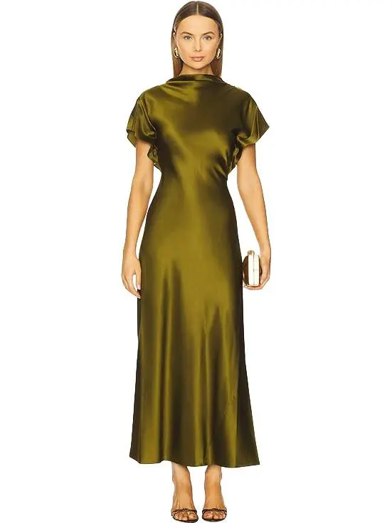 Veronica Beard Redgrave Dress - Moss