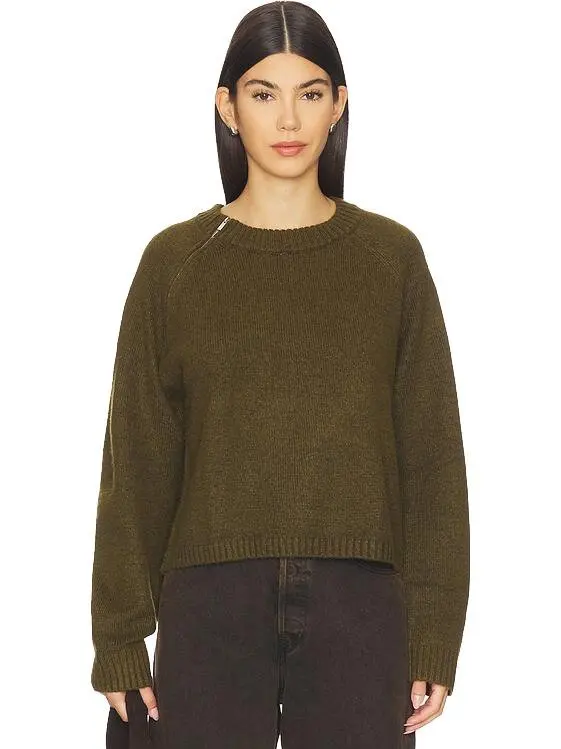 Sanctuary Zip It Sweater - Dirty Martini