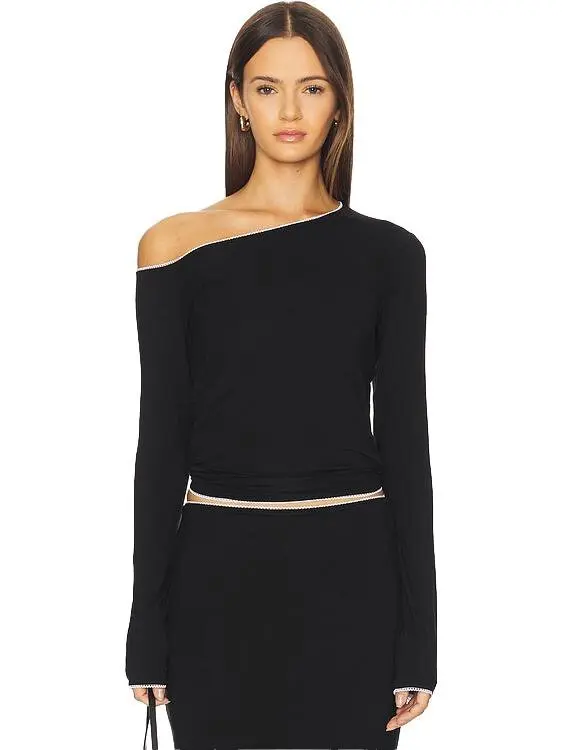 THE LINE BY K Adrira Top - Black