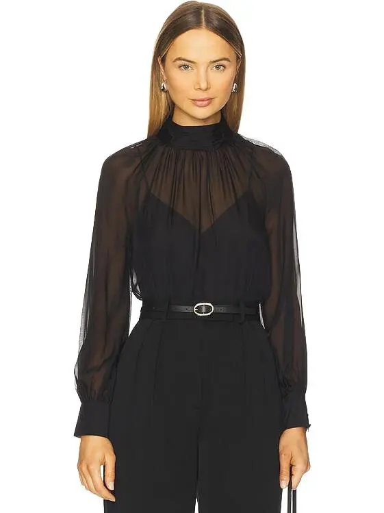 Veronica Beard Alyssa Blouse - Black