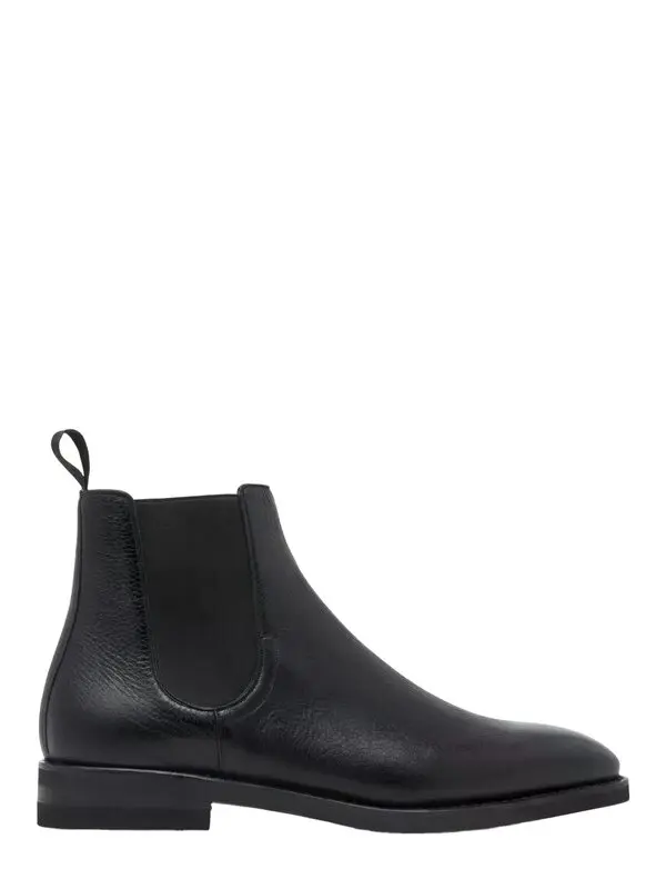 Bally Scribe Grained-leather Boots - Black