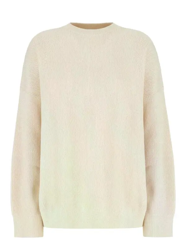 Brunello Cucinelli Ribbed Knit Sweater - Neutrals