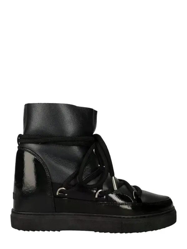 Inuikii Panelled Ankle Boots - Black