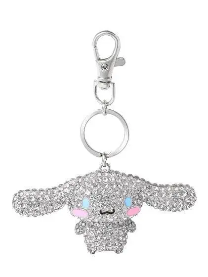 HELLO KITTY Cinnamoroll Crystal-embellished Keychain - Silver