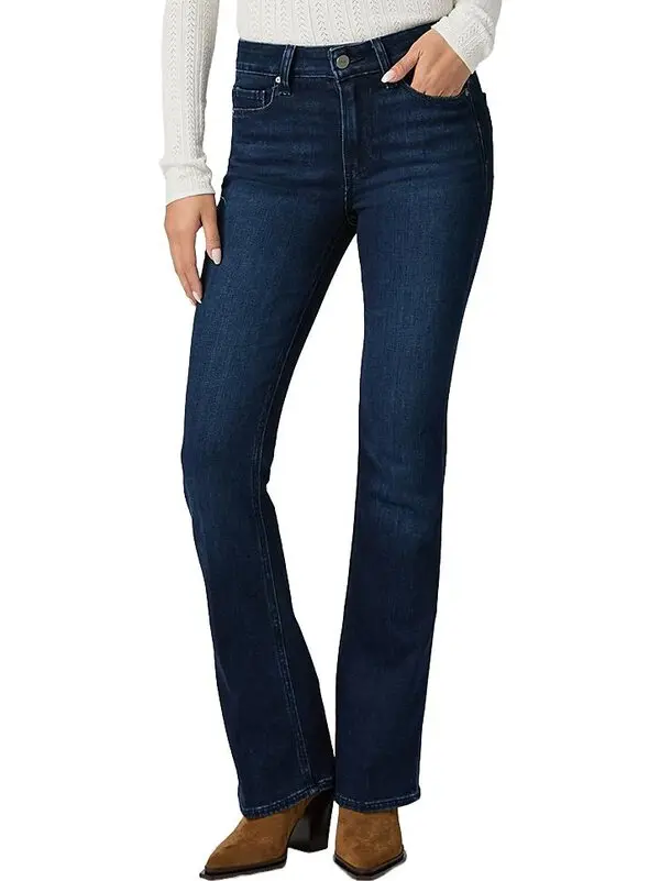 Paige High-rise Petite Bootcut Jeans - Manifesto