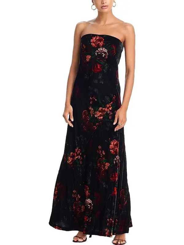 Cara Cara Sierra Floral Maxi Dress - Eternal Floral Black