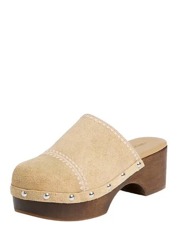 Cinq À Sept Saige Crochet Clogs - Brown Sugar
