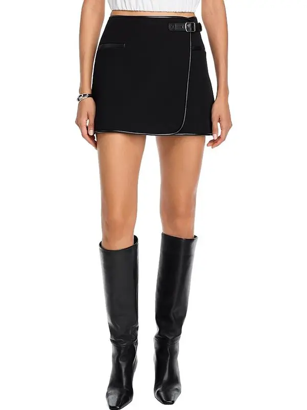 Simkhai Sheridan Mini Skirt - Black
