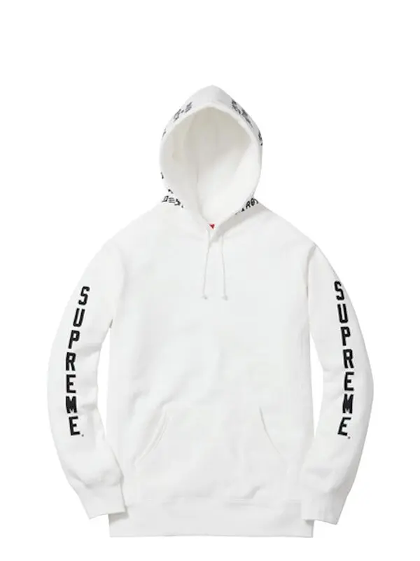 Supreme Thrasher Boyfriend Hooded Sweatshirt - White
