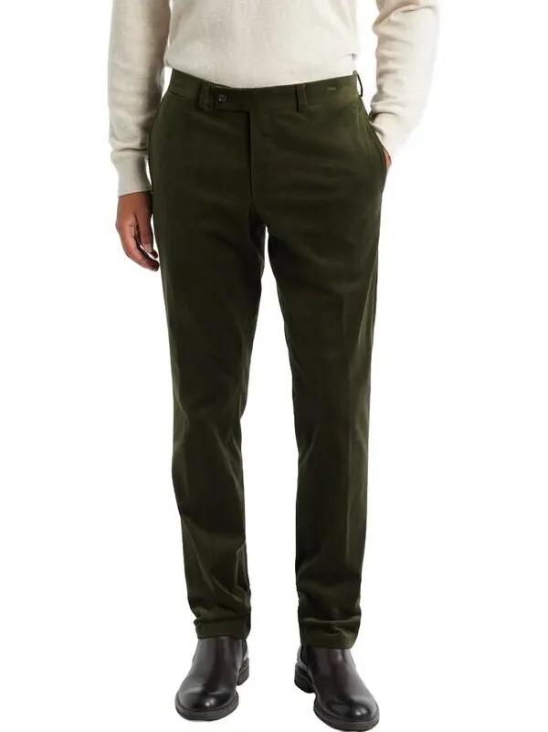 JACK VICTOR Palmer Corduroy Trousers - Olive
