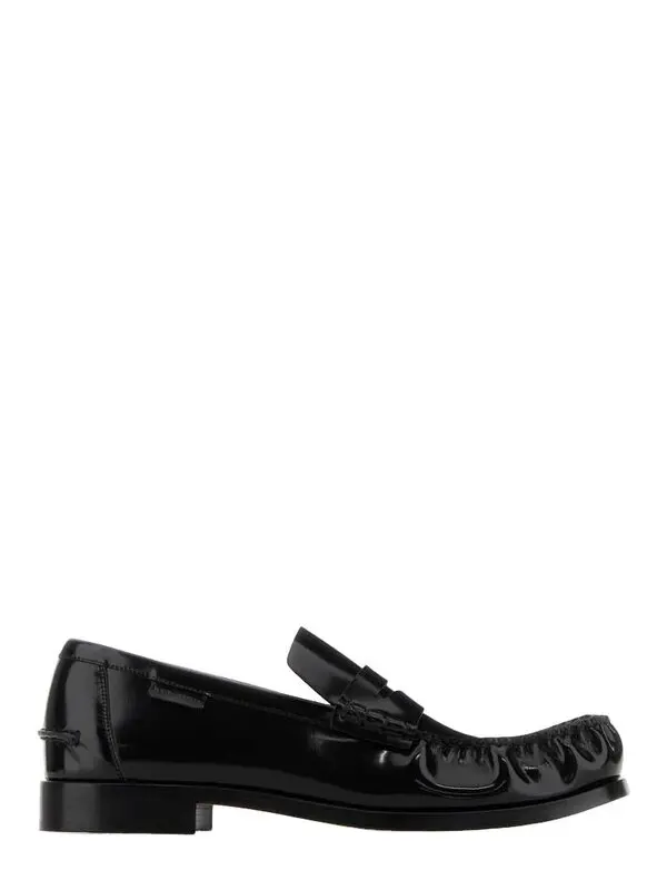 Bottega Veneta Moc Lucid Loafers - Black