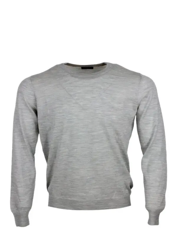BARBA NAPOLI Wool Sweater - Grey
