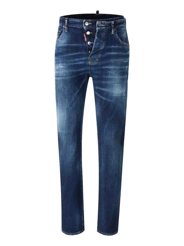 Dsquared2 Double Waist Jeans - Dark Denim Blue
