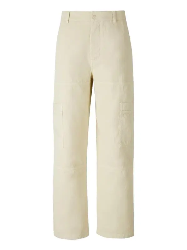 Off-White Wide Cargo Pants - Beige