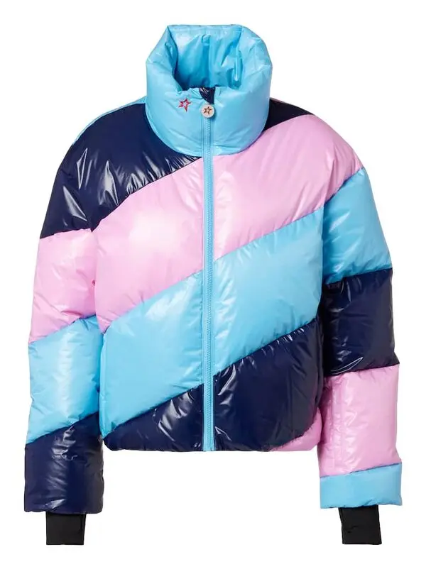 Perfect Moment Mojo Striped Down Ski Jacket - Multicoloured