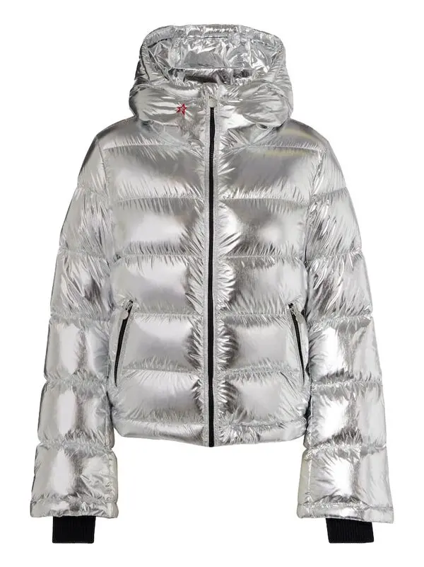 Perfect Moment Polar Flare Down Ski Jacket - Silver