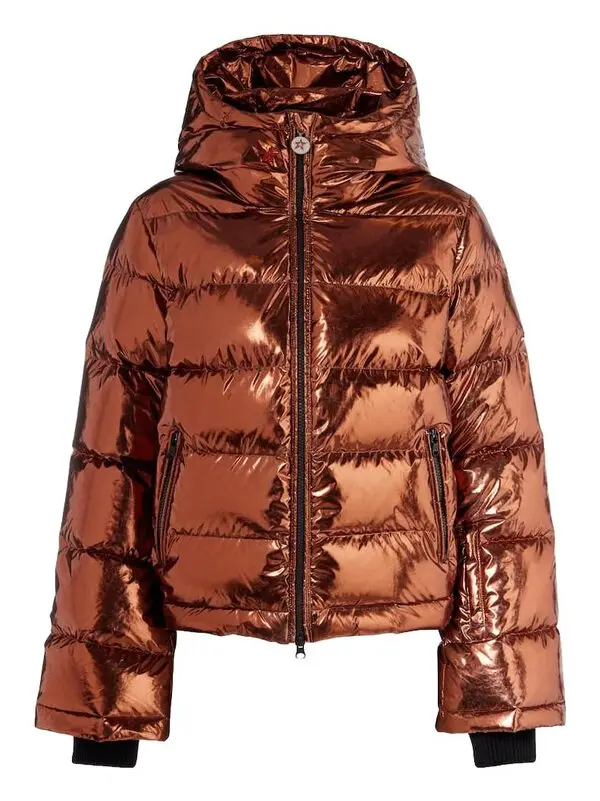 Perfect Moment Polar Flare Down Ski Jacket - Orange