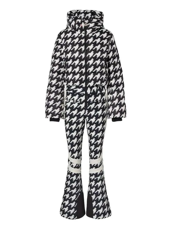 Perfect Moment Polar Houndstooth Ski Suit - Black