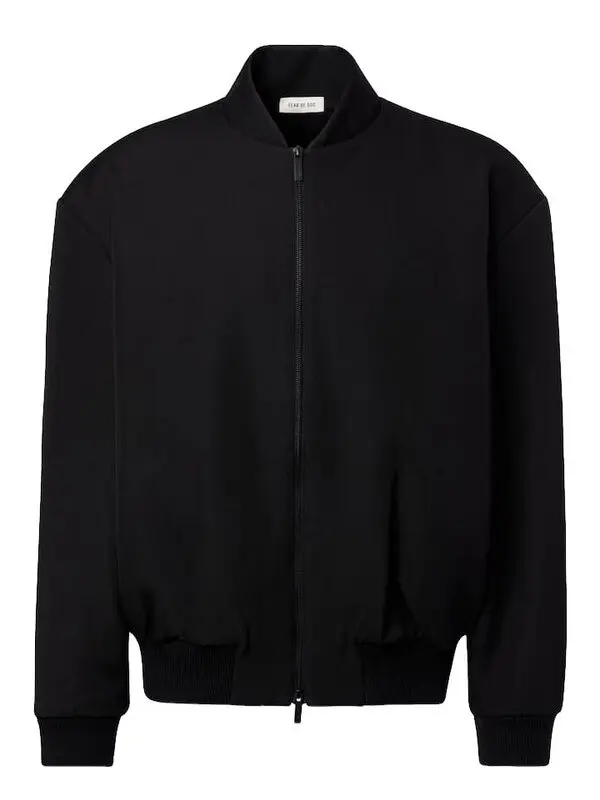 Fear Of God Wool And Cotton Blouson - Black