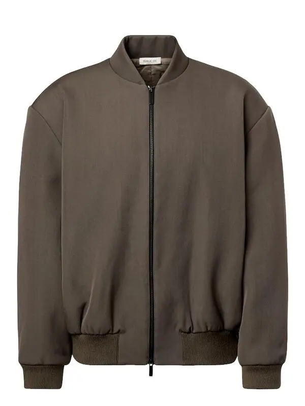 Fear Of God Wool And Cotton Blouson - Brown