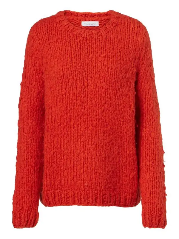 Gabriela Hearst Lawrence Cashmere Sweater - Orange